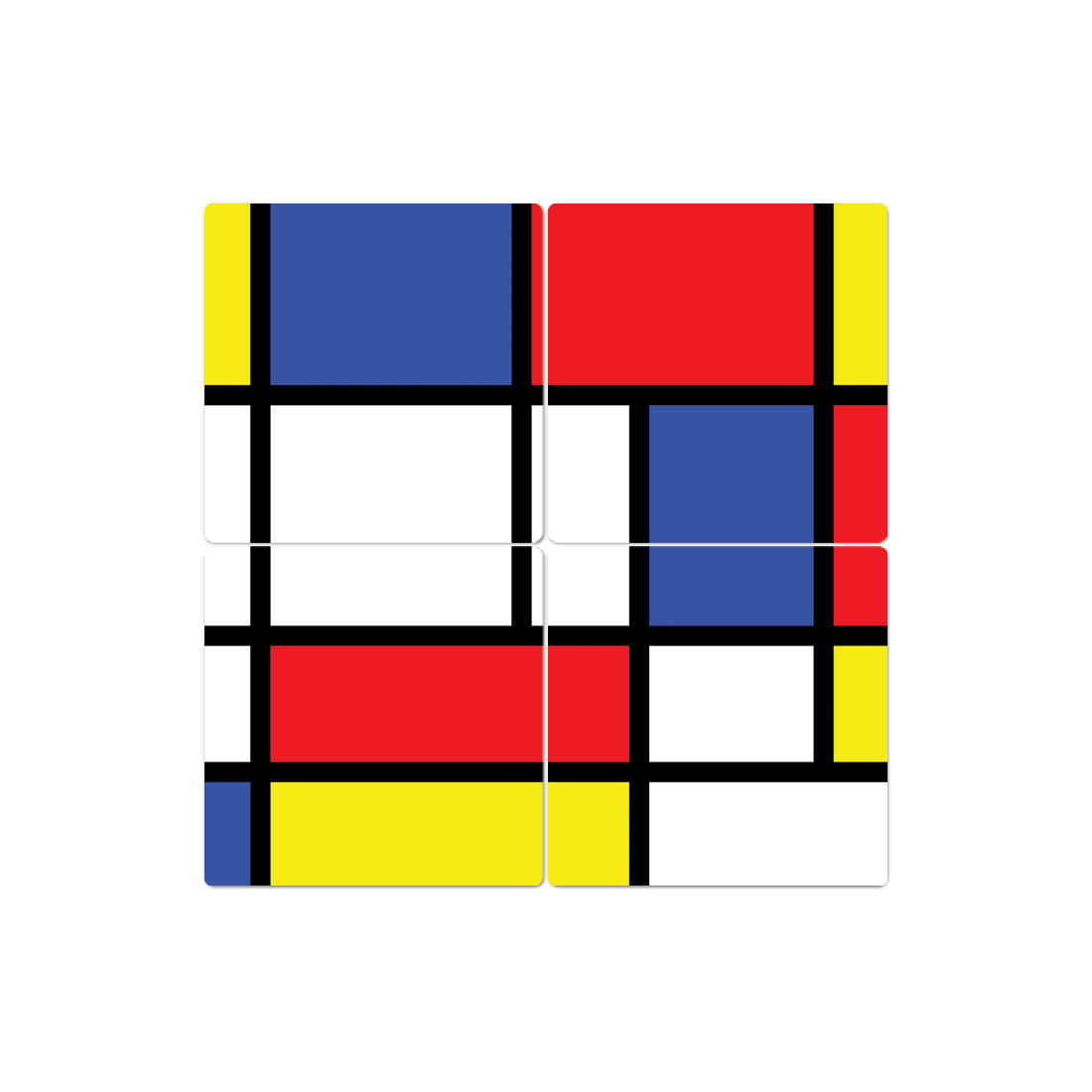 Slidetiles Metal Prints | Geometry of Colors Wall Art