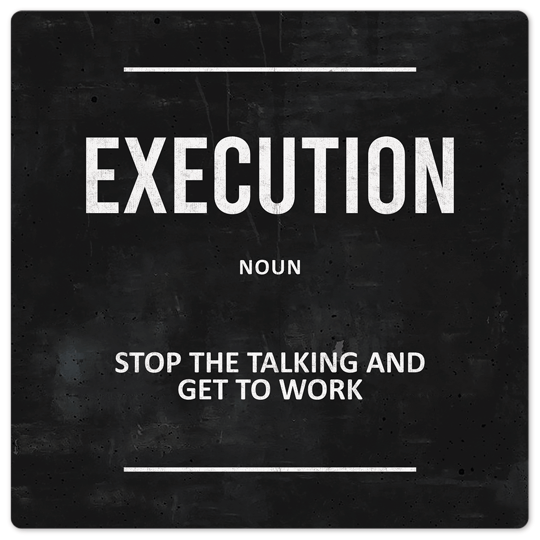 Slidetiles Metal Prints | Definition of Execution Wall Art