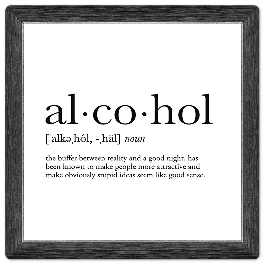 Slidetiles Metal Prints | Definition of Alcohol Wall Art