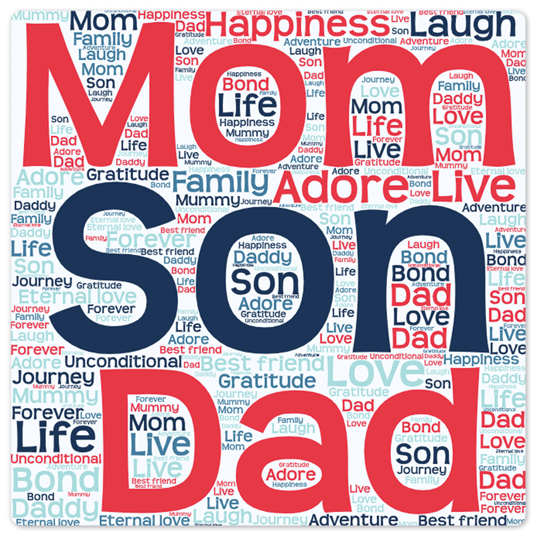 Slidetiles Metal Prints | Love our Son Wall Art